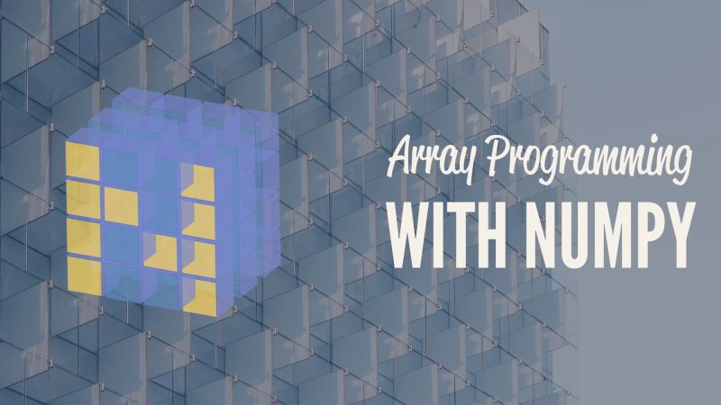 Godine Chan, PhD on LinkedIn: Look Ma, No for Loops: Array Programming ... Godine Chan, PhD on LinkedIn: Look Ma, No for Loops: Array Programming ...
