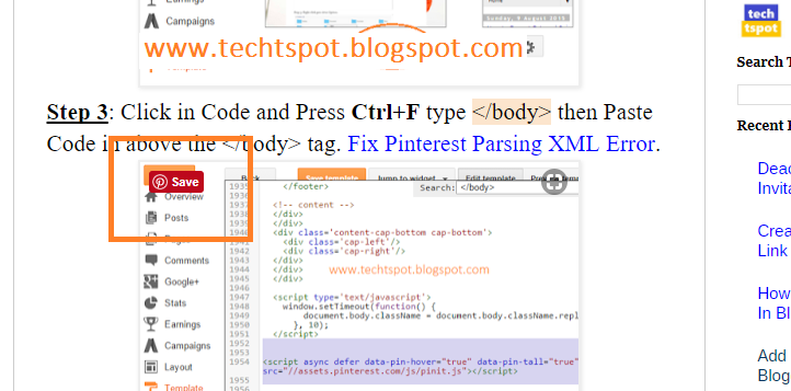 Add Pinterest Hover Button To Blogger Images Add Pinterest Hover Button To Blogger Images