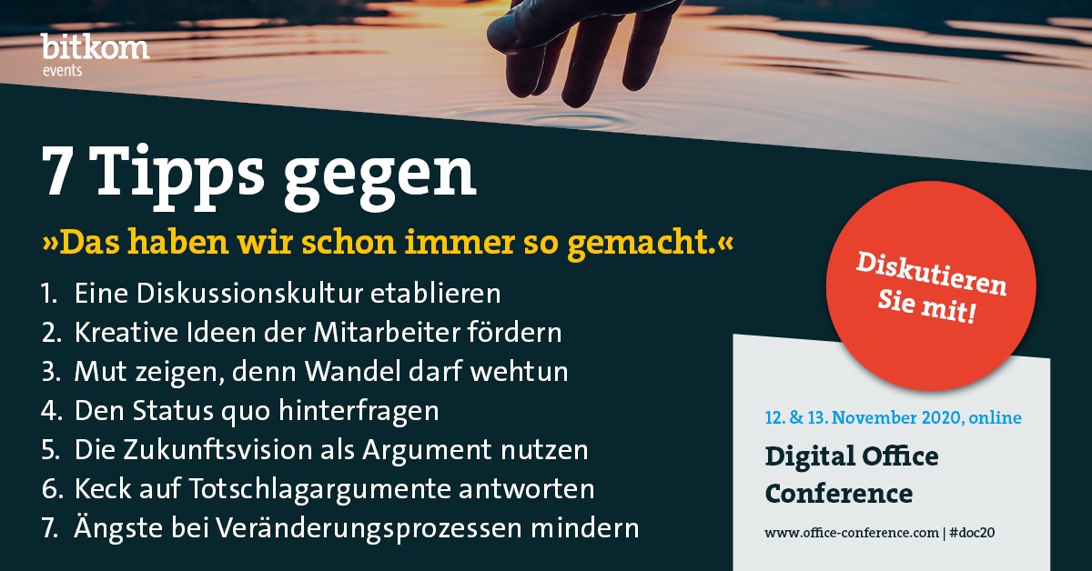 „Das haben wir schon immer so gemacht.“ „Das haben wir schon immer so gemacht.“