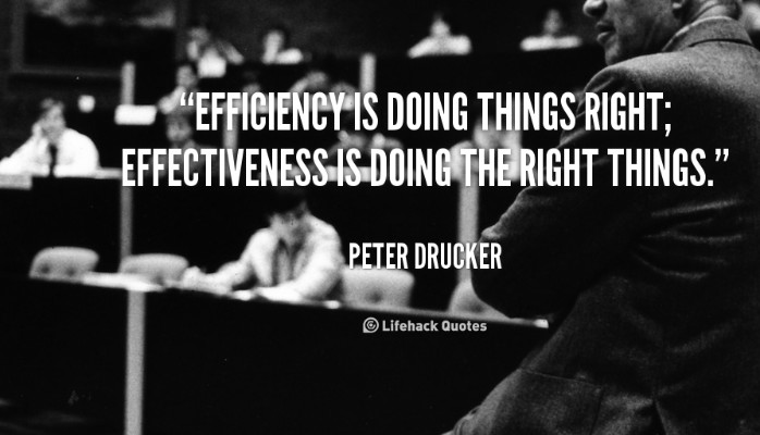 Efficiency vs. Effectiveness Matrix Efficiency vs. Effectiveness Matrix
