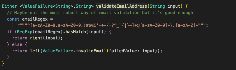 Clean Code Flutter. dartz package. Clean Code Flutter. dartz package.