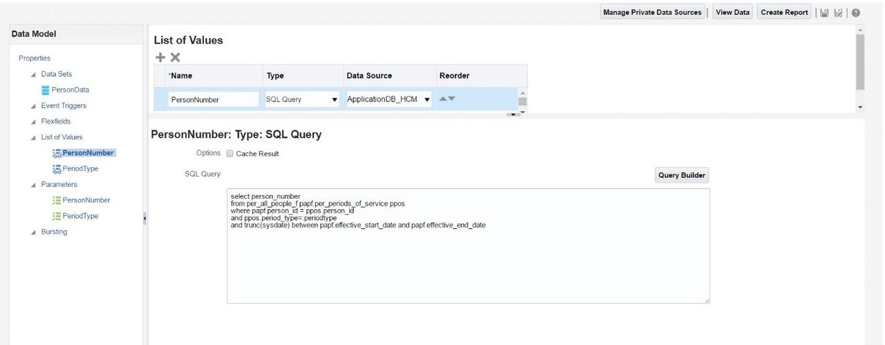 Creating Dependent Parameters for BI Publisher Report in Oracle HCM ... Creating Dependent Parameters for BI Publisher Report in Oracle HCM ...