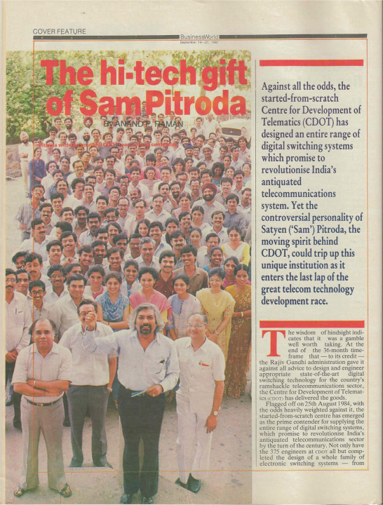 Sandeep Kumar on LinkedIn: C-DOT was born 36 Years ago to modernize ... Sandeep Kumar on LinkedIn: C-DOT was born 36 Years ago to modernize ...
