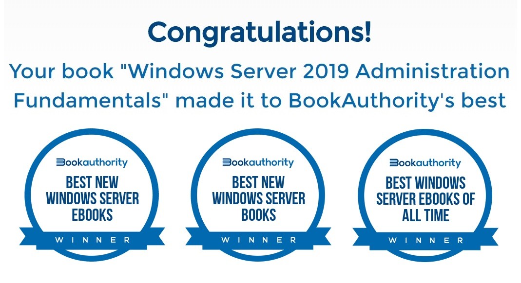 “Windows Server 2019 Administration Fundamentals” have been awarded ... “Windows Server 2019 Administration Fundamentals” have been awarded ...