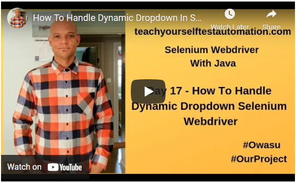 How To Handle Dynamic Dropdown In Selenium Webdriver How To Handle Dynamic Dropdown In Selenium Webdriver