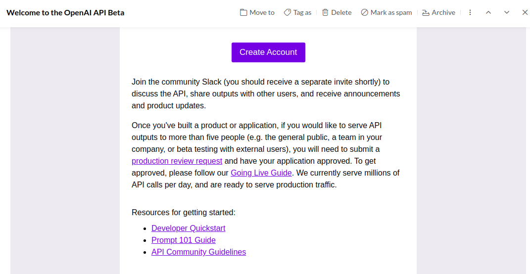 How to get access to OpenAI GPT-3 API? How to get access to OpenAI GPT-3 API?