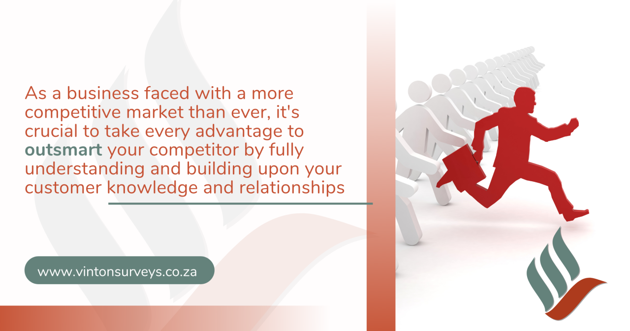 Outsmart your competitor. Outsmart your competitor.