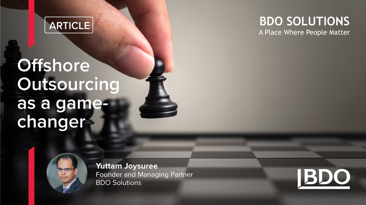 Offshore Outsourcing as a game-changer Offshore Outsourcing as a game-changer
