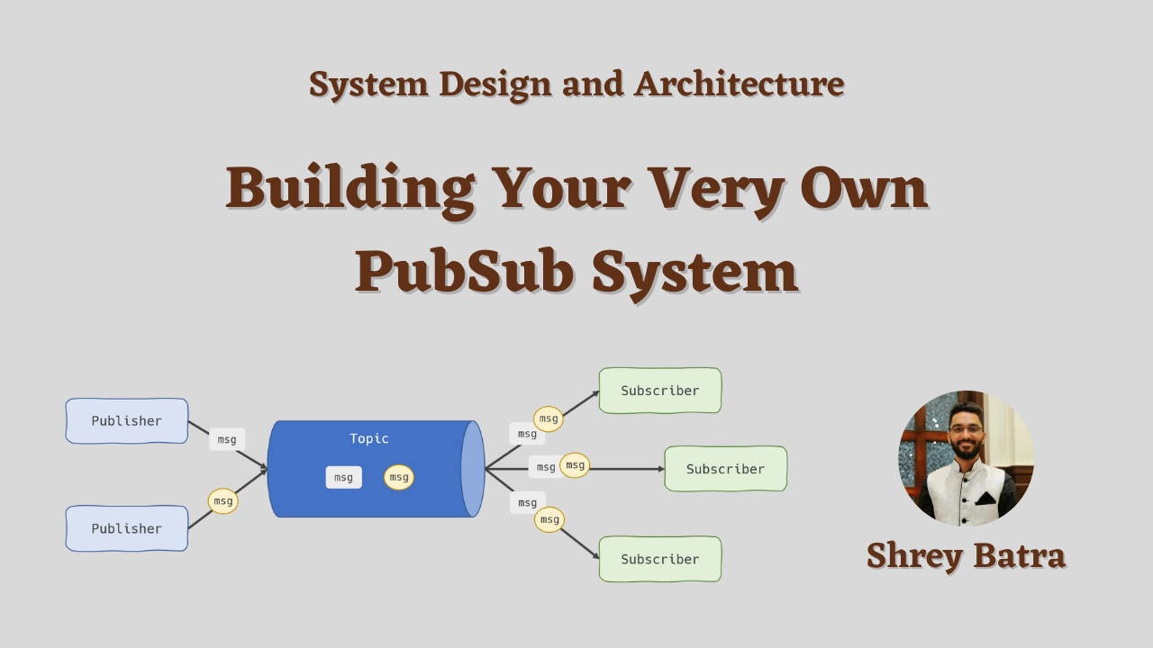 Building Your Own PubSub System - Your Very Own Personal Zoom App Building Your Own PubSub System - Your Very Own Personal Zoom App
