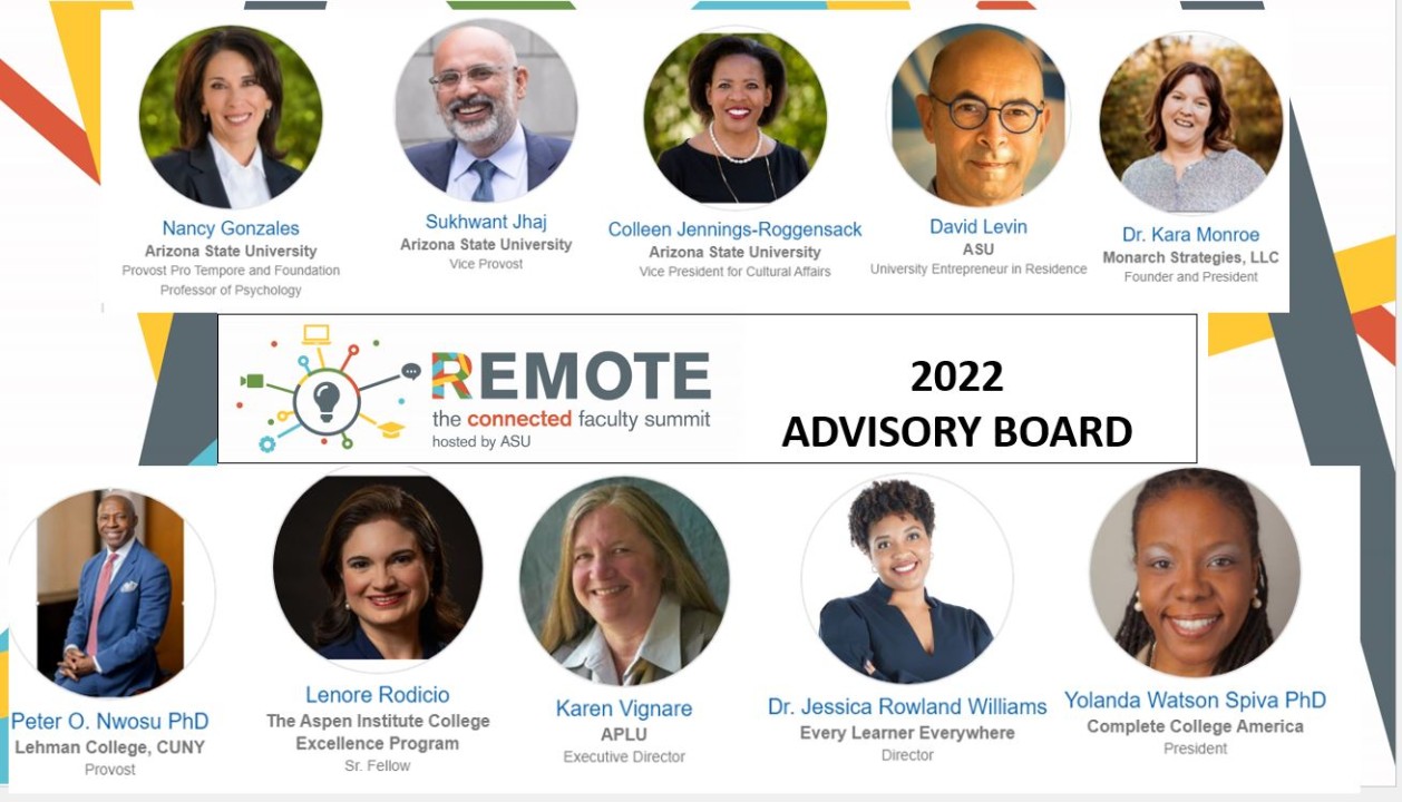 REMOTE 2022 Advisory Board Members REMOTE 2022 Advisory Board Members