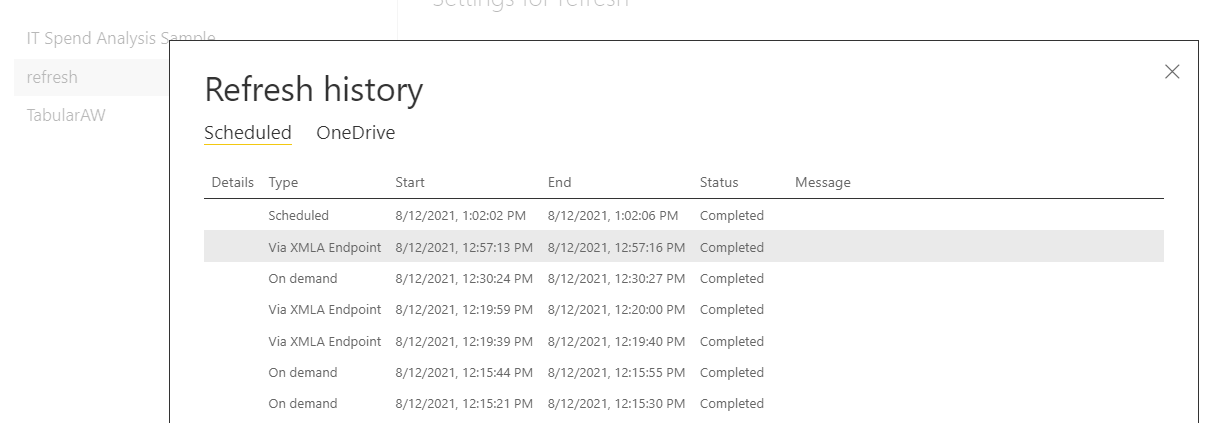 Track XMLA Endpoint Dataset Refreshes in Power BI Track XMLA Endpoint Dataset Refreshes in Power BI