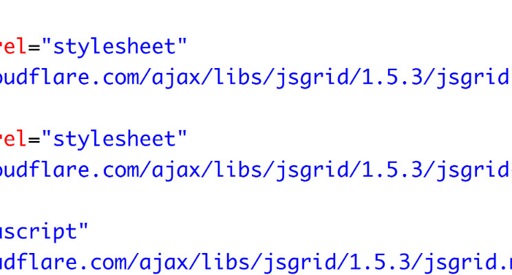 Getting started using jsGrid (A jQuery Grid) Getting started using jsGrid (A jQuery Grid)