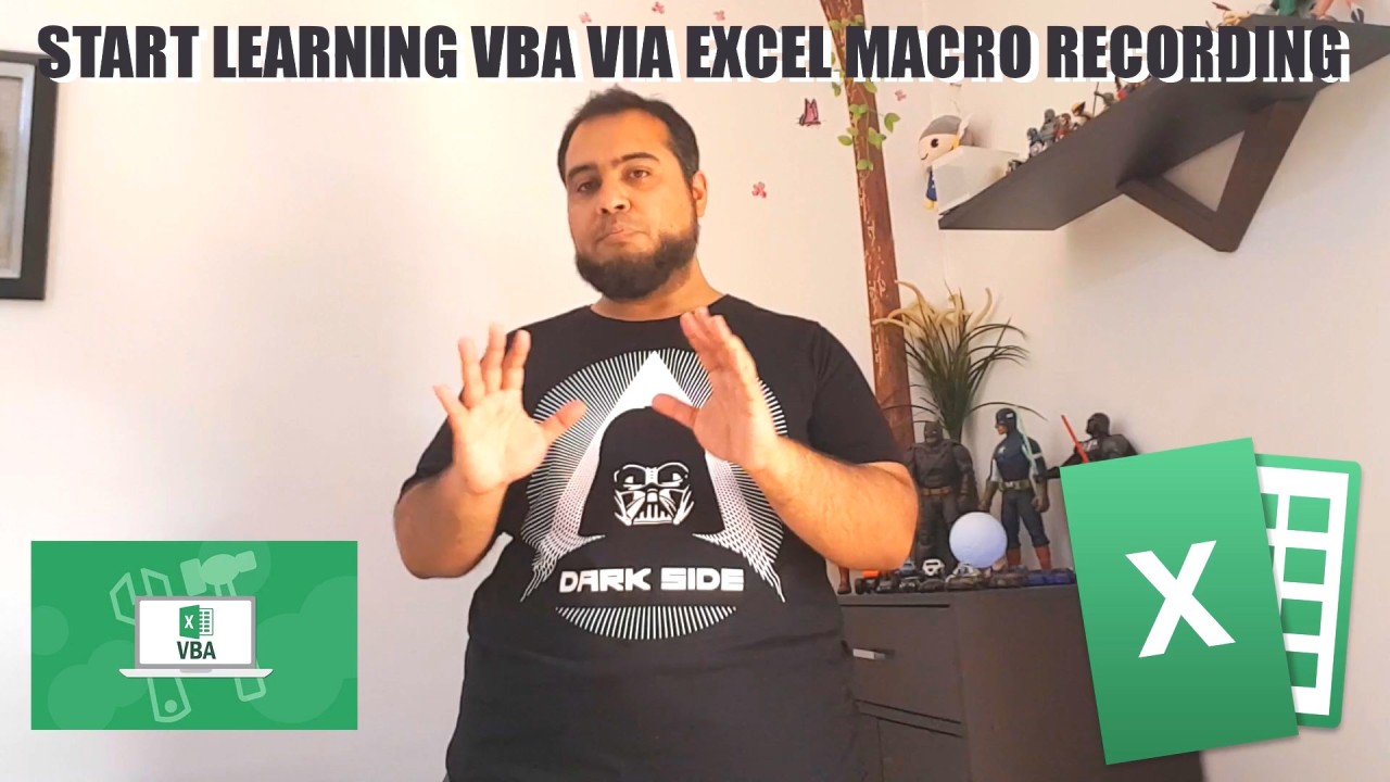 Starting VBA via Excel Macro recording Starting VBA via Excel Macro recording