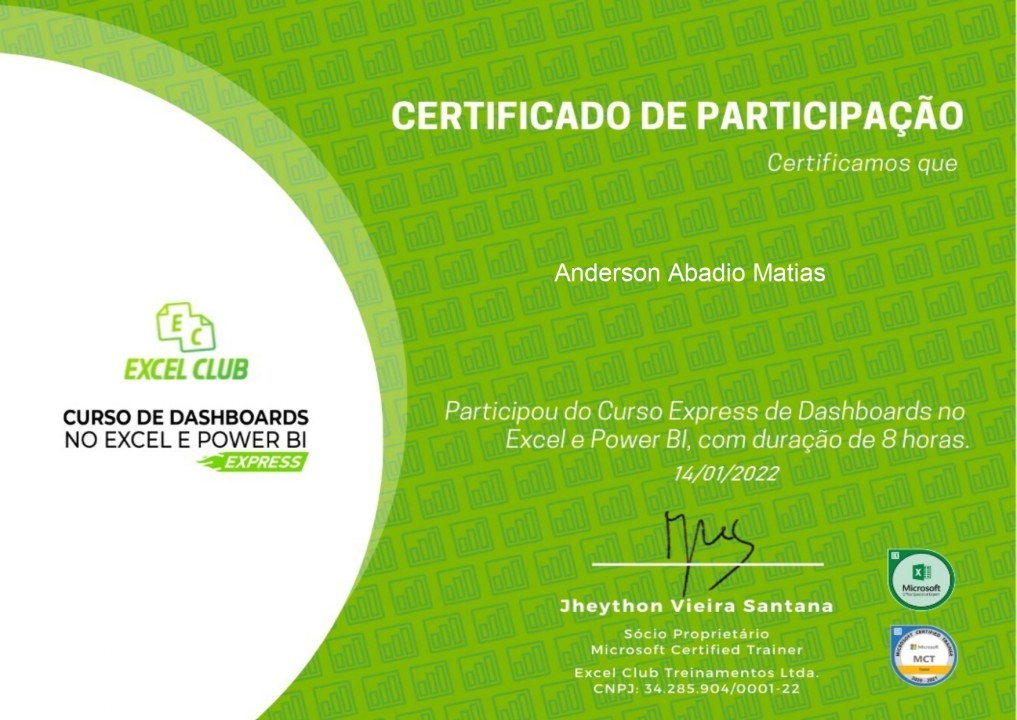 Curso de Dashboards no Excel e Power BI - Excel Club Curso de Dashboards no Excel e Power BI - Excel Club