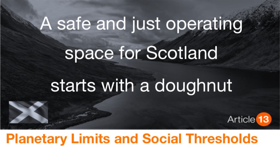 PLANETARY LIMITS AND SOCIAL THRESHOLDS: A SAFE AND JUST OPERATING SPACE ... PLANETARY LIMITS AND SOCIAL THRESHOLDS: A SAFE AND JUST OPERATING SPACE ...