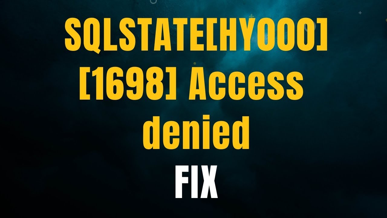 MySQL User Permission Error while accessing Database using PhP Script MySQL User Permission Error while accessing Database using PhP Script