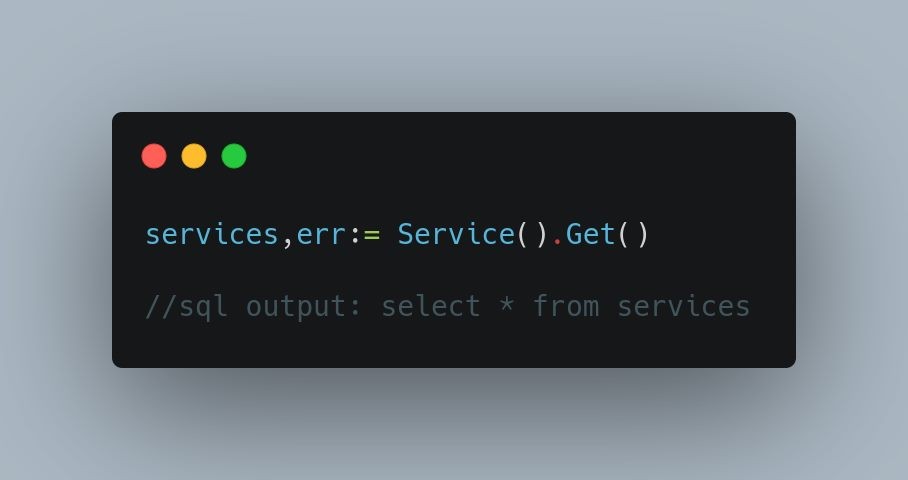 Golang Sql databases query builder (GQL) Golang Sql databases query builder (GQL)