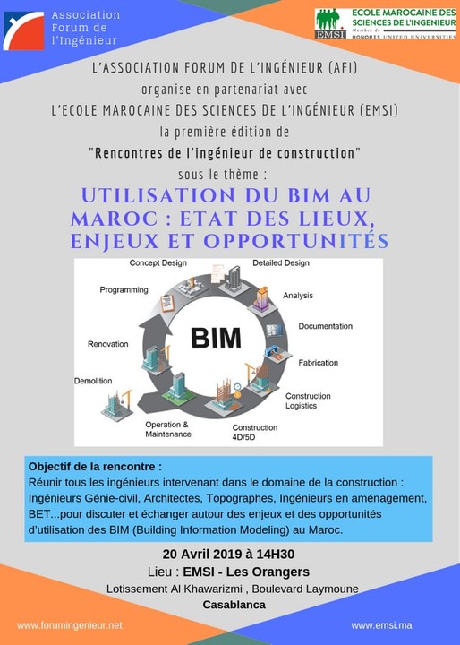UTILISATION DU BIM AU MAROC : ETAT DES LIEUX, ENJEUX ET OPPORTUNITÉS UTILISATION DU BIM AU MAROC : ETAT DES LIEUX, ENJEUX ET OPPORTUNITÉS