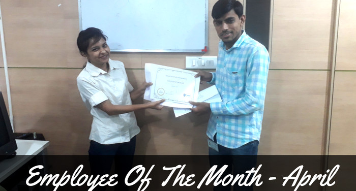 Employee of The Month – April Employee of The Month – April
