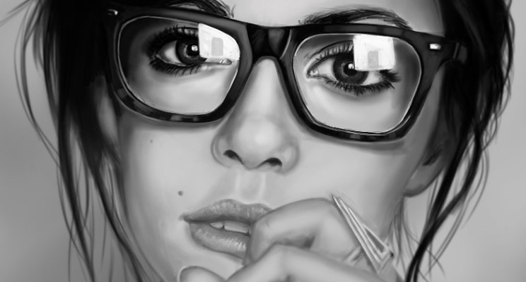 Portrait Study no.8 - Using Andrew Loomis's Method Portrait Study no.8 - Using Andrew Loomis's Method
