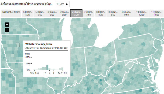 Interactive, web-based data visualizations using geospatial data Interactive, web-based data visualizations using geospatial data