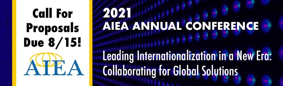 2021 AIEA Annual Conference Call for Proposals 2021 AIEA Annual Conference Call for Proposals