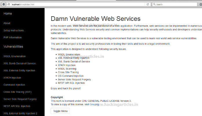 Web Pentest Lab setup for Beginners using DVWS Web Pentest Lab setup for Beginners using DVWS