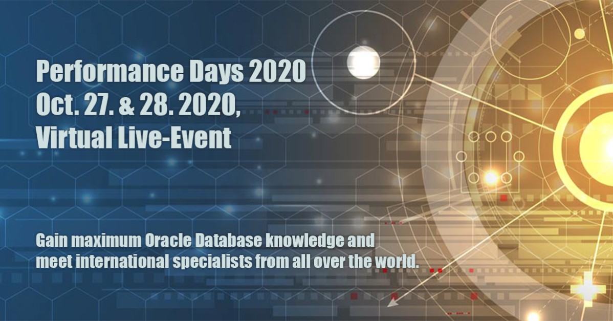 Trivadis - Part of Accenture on LinkedIn: Performance Days: 27 & 28th ... Trivadis - Part of Accenture on LinkedIn: Performance Days: 27 & 28th ...
