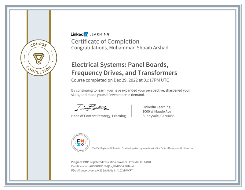 Muhammad Shoaib Arshad on LinkedIn: Certificate of Completion Muhammad Shoaib Arshad on LinkedIn: Certificate of Completion