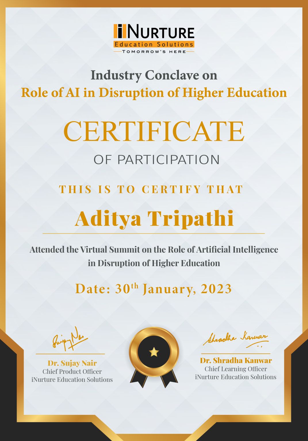 ADITYA TRIPATHI on LinkedIn: #inurture #tmu ADITYA TRIPATHI on LinkedIn: #inurture #tmu