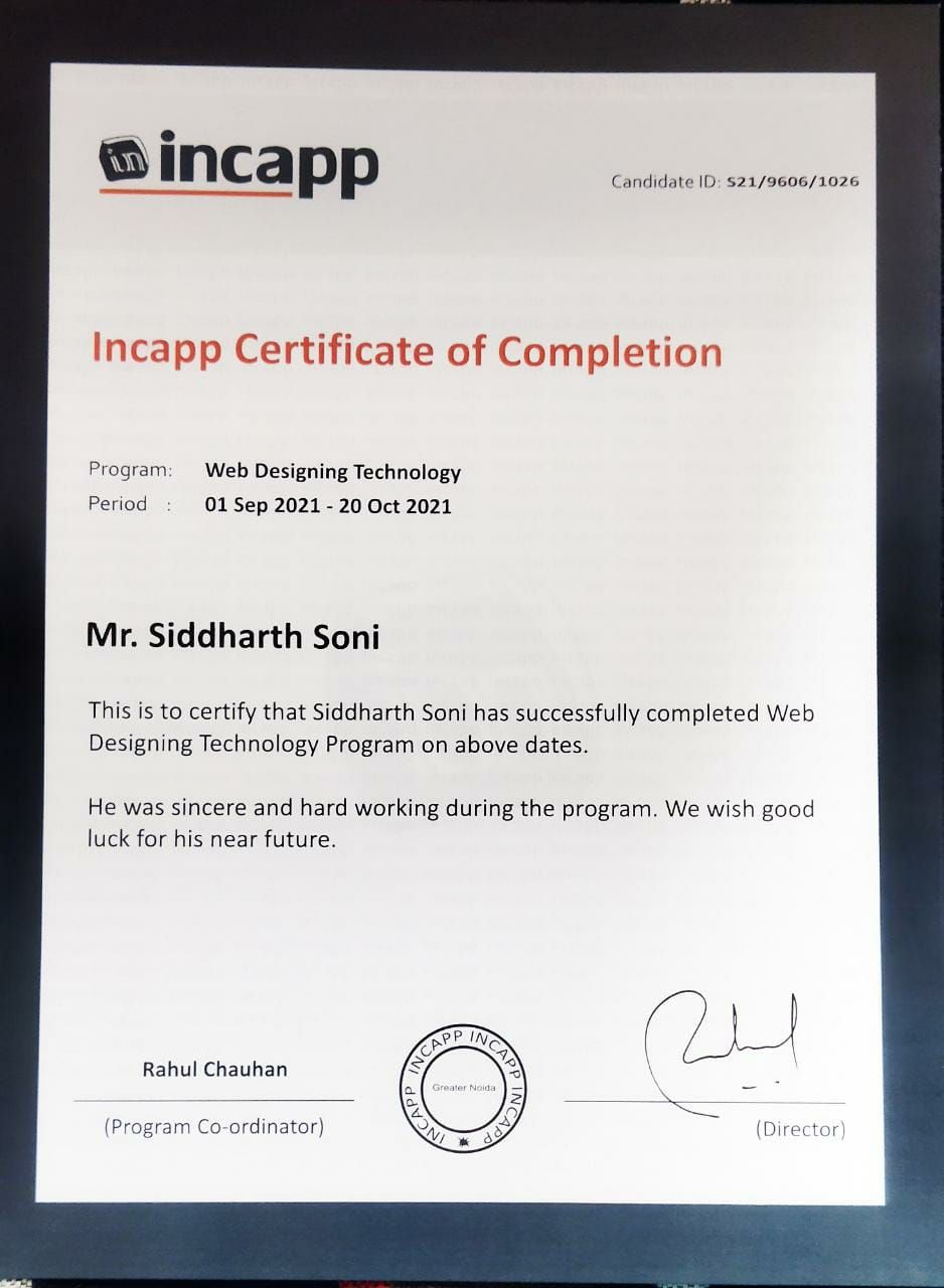 Siddharth Soni on LinkedIn: #linkedinconnections #successfullycompleted ... Siddharth Soni on LinkedIn: #linkedinconnections #successfullycompleted ...