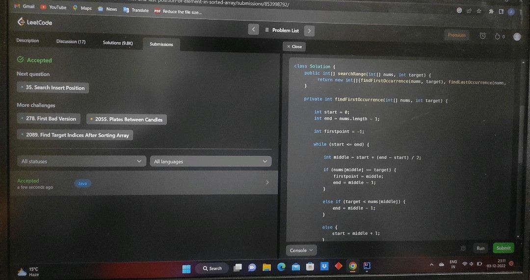 Aniket Singh on LinkedIn: #day3 #dsa #leetcode Aniket Singh on LinkedIn: #day3 #dsa #leetcode