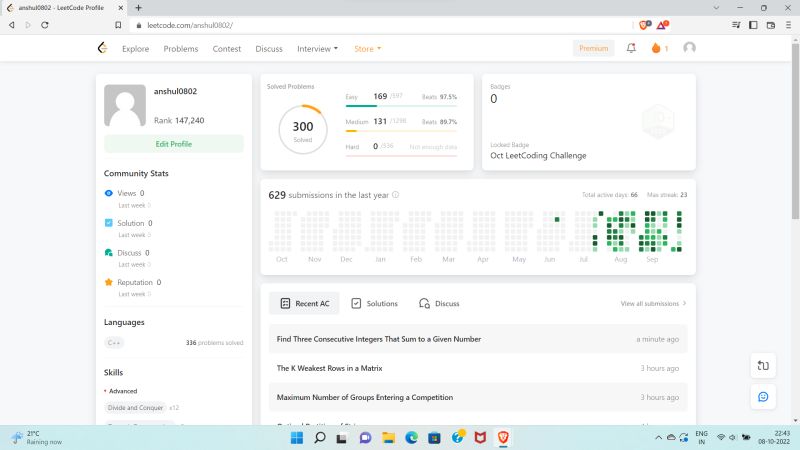 Anshul Manderna on LinkedIn: #leetcode Anshul Manderna on LinkedIn: #leetcode