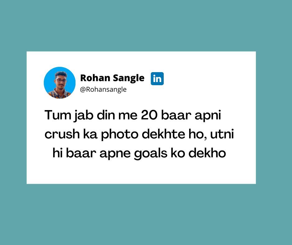Rohan Sangle on LinkedIn: Thoughts?? Rohan Sangle on LinkedIn: Thoughts??