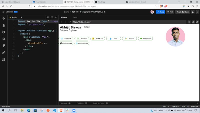 Abhijit Biswas on LinkedIn: #learning #react Abhijit Biswas on LinkedIn: #learning #react