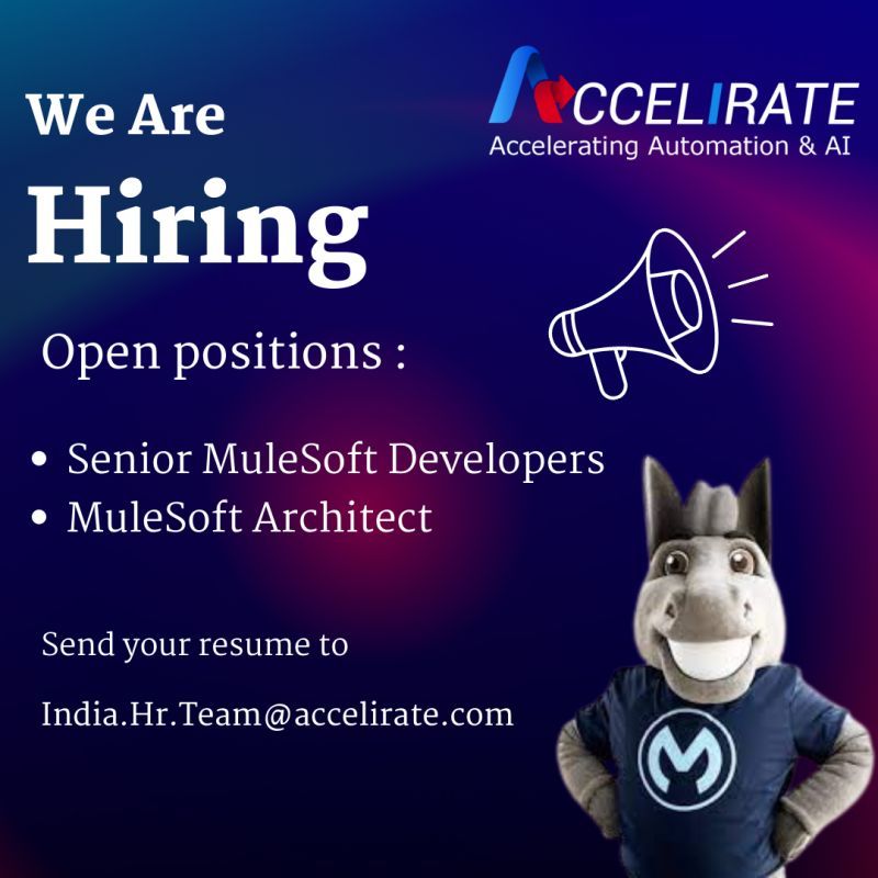 Vishal Motwani on LinkedIn: #mulesoftdeveloper #mulesoftjobs # ... Vishal Motwani on LinkedIn: #mulesoftdeveloper #mulesoftjobs # ...