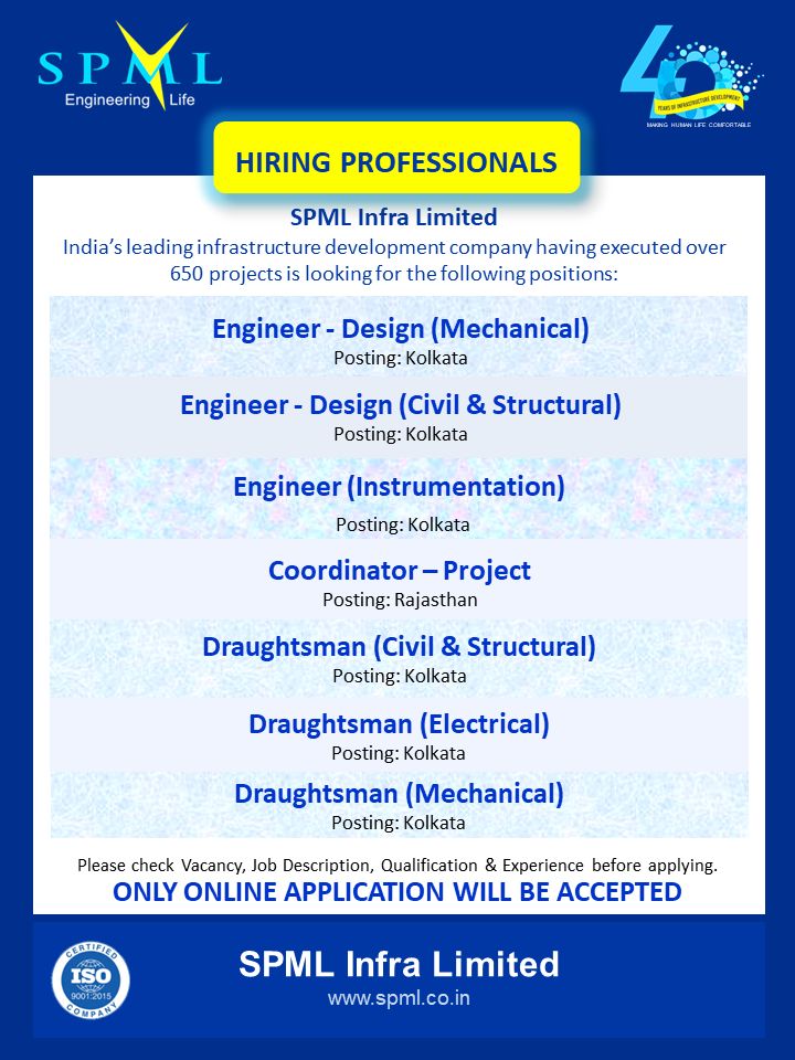 Sujit Patel on LinkedIn: SPML Infra Ltd is Hiring Sujit Patel on LinkedIn: SPML Infra Ltd is Hiring