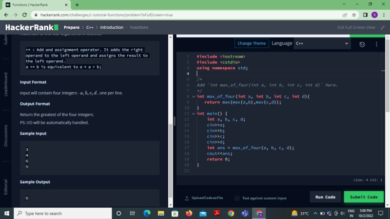 Shalini Raghav on LinkedIn: #100daysofcodechallenge #hackerrank Shalini Raghav on LinkedIn: #100daysofcodechallenge #hackerrank