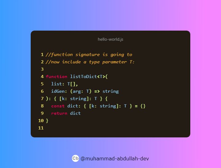 Muhammad Abdullah on LinkedIn: #typescript #custom #coding # ... Muhammad Abdullah on LinkedIn: #typescript #custom #coding # ...