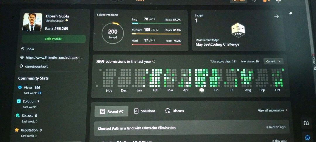 dipesh gupta on LinkedIn: #leetcode #dailychallenge dipesh gupta on LinkedIn: #leetcode #dailychallenge