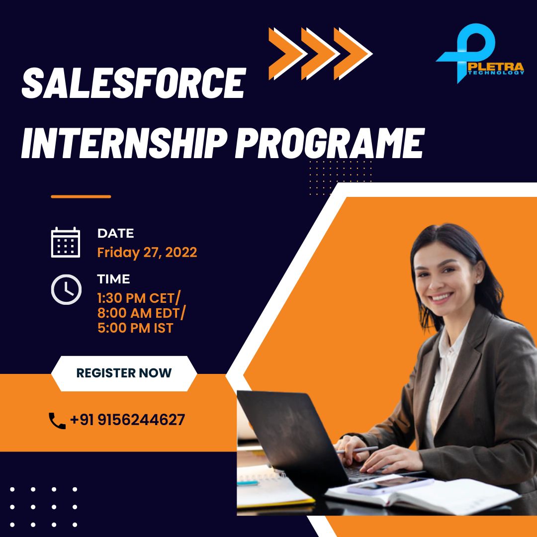 PletraTech LLC on LinkedIn: Fill | PletraTech - Salesforce Internship ... PletraTech LLC on LinkedIn: Fill | PletraTech - Salesforce Internship ...