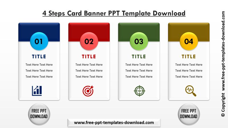 Free PPT Templates Download on LinkedIn: 4 Steps Card Banner PPT ... Free PPT Templates Download on LinkedIn: 4 Steps Card Banner PPT ...