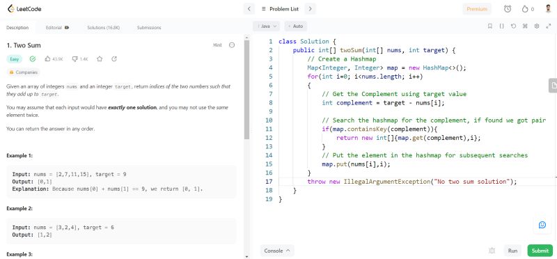 Amit Srivastava on LinkedIn: #day1 #leetcode2023 #leetcode #problem1 # ... Amit Srivastava on LinkedIn: #day1 #leetcode2023 #leetcode #problem1 # ...
