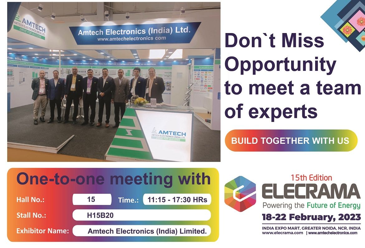 Amtech Electronics India Ltd on LinkedIn: #amtech #ieema #एलेक्रामा2023 ... Amtech Electronics India Ltd on LinkedIn: #amtech #ieema #एलेक्रामा2023 ...