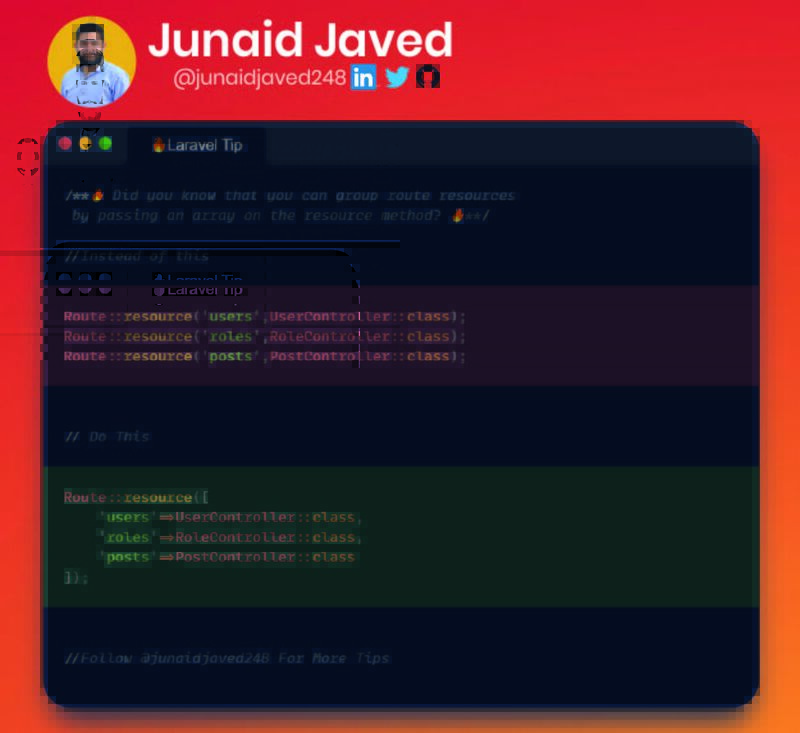 Junaid Javed on LinkedIn: #phptip #php #php8 #laravel #laravelphp # ... Junaid Javed on LinkedIn: #phptip #php #php8 #laravel #laravelphp # ...