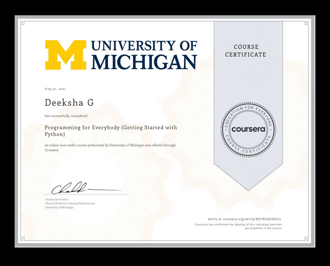 Deeksha G on LinkedIn: Getting started with python Deeksha G on LinkedIn: Getting started with python