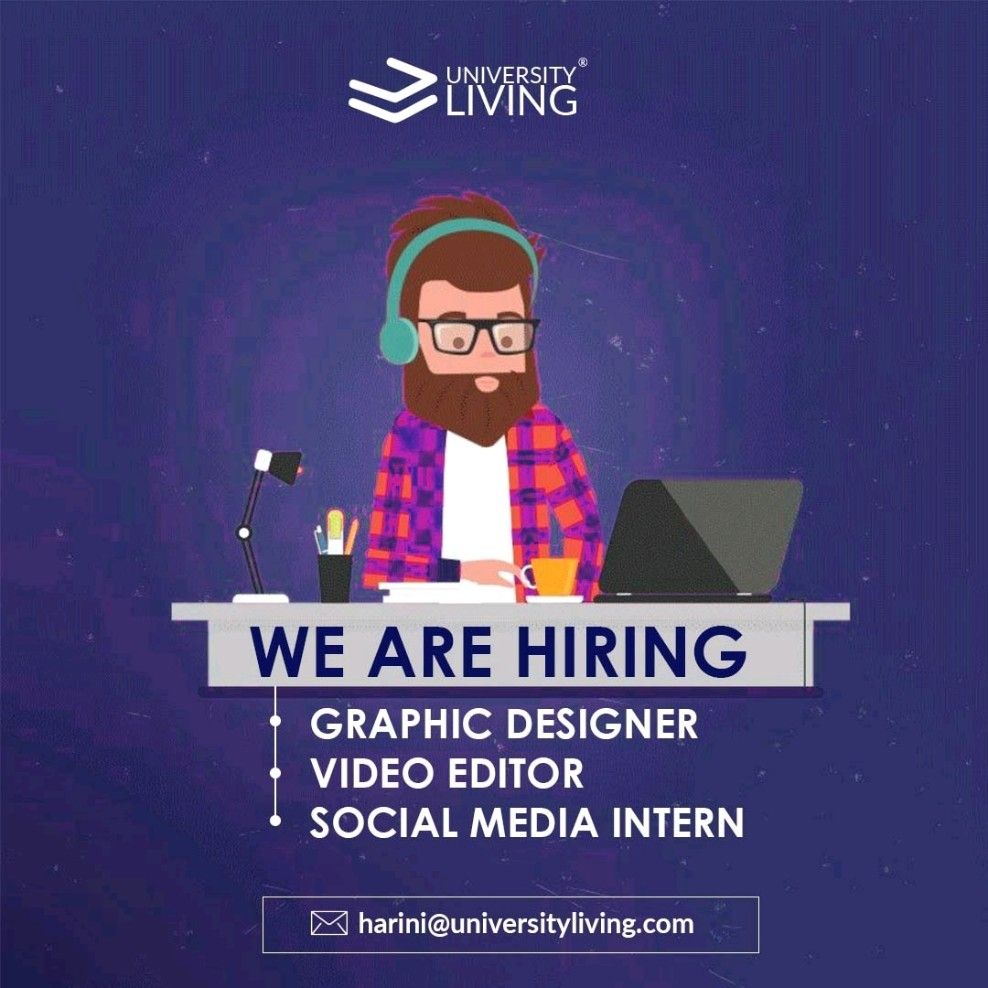 Anjali Sahariya on LinkedIn: Hiring alert @universityliving Harini SV Anjali Sahariya on LinkedIn: Hiring alert @universityliving Harini SV