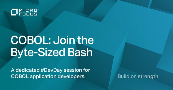 Luke Gill on LinkedIn: #devday #microfocus #cobol Luke Gill on LinkedIn: #devday #microfocus #cobol