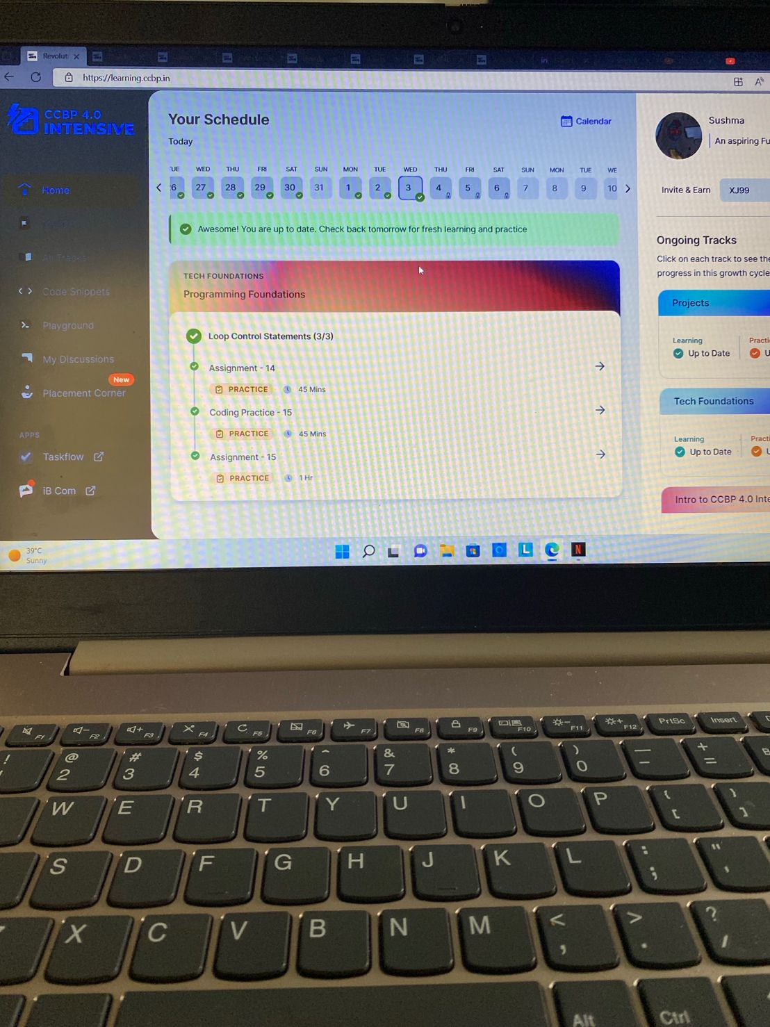 Sushma Ajuguttu on LinkedIn: #day #pythonprogramming #30daysofcode #nxtwave Sushma Ajuguttu on LinkedIn: #day #pythonprogramming #30daysofcode #nxtwave