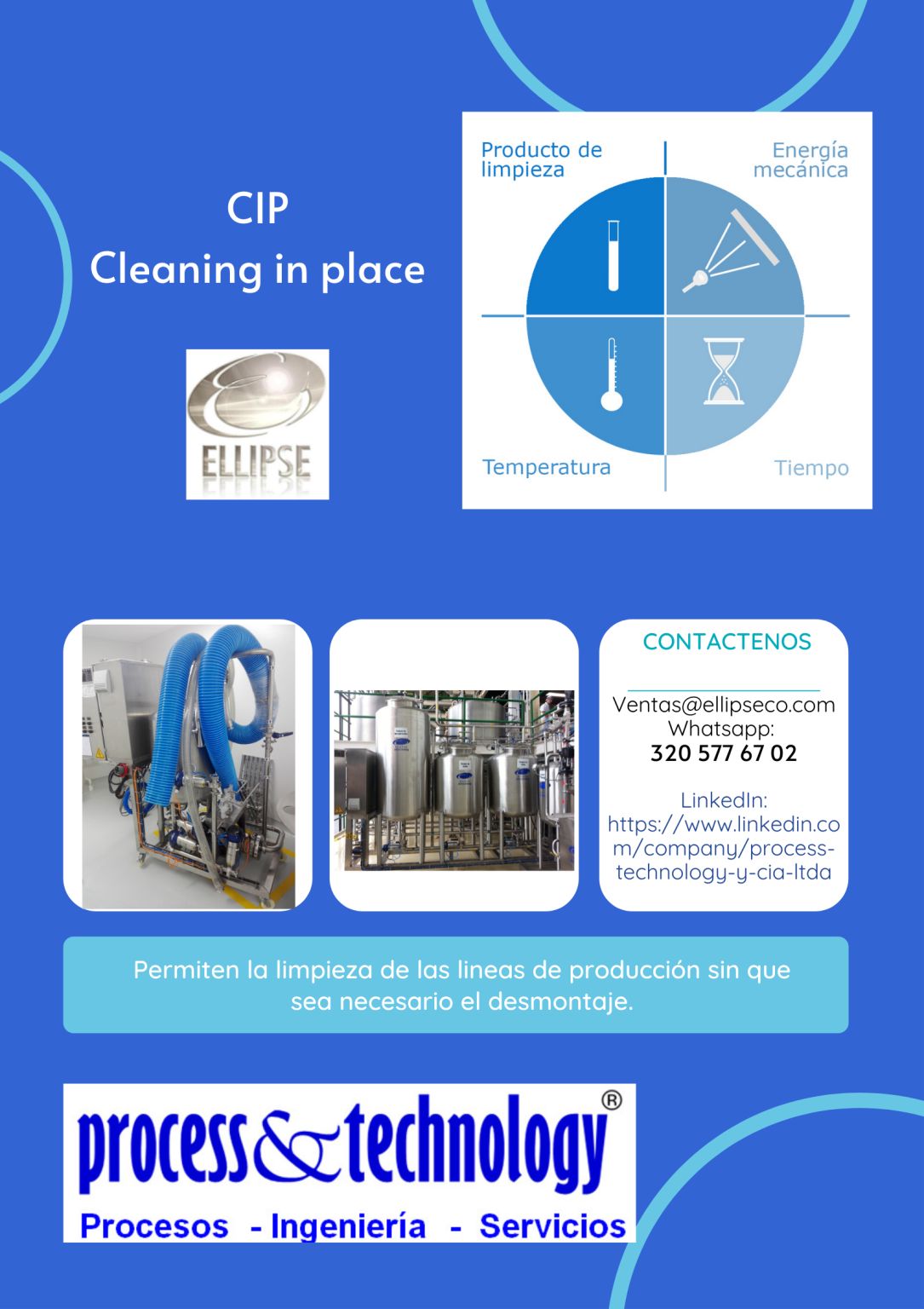PROCESS & TECHNOLOGY Y CIA LTDA on LinkedIn: #cleaninginplace PROCESS & TECHNOLOGY Y CIA LTDA on LinkedIn: #cleaninginplace